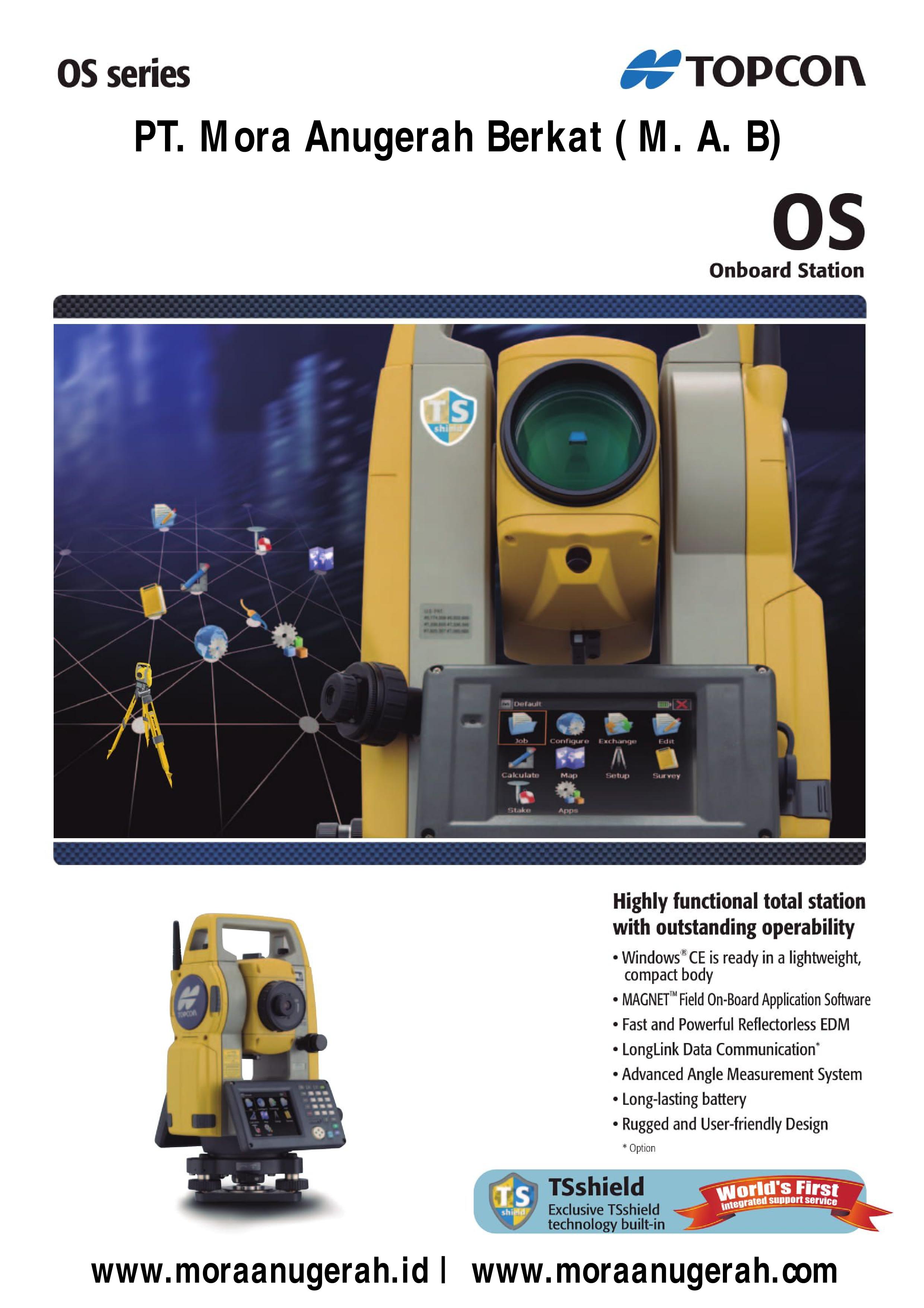 TOPCON – Total Station OS Series – Supplier Alat Laboratorium