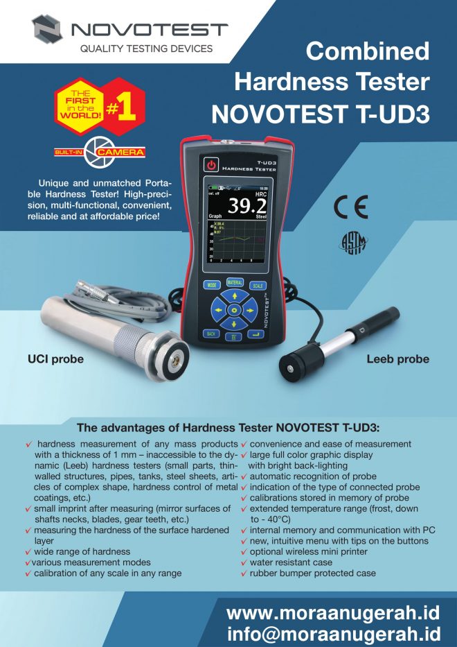 Hardness Tester - NOVOTEST T-UD3
