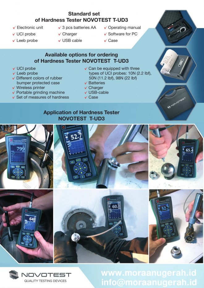 Hardness Tester - NOVOTEST T-UD3